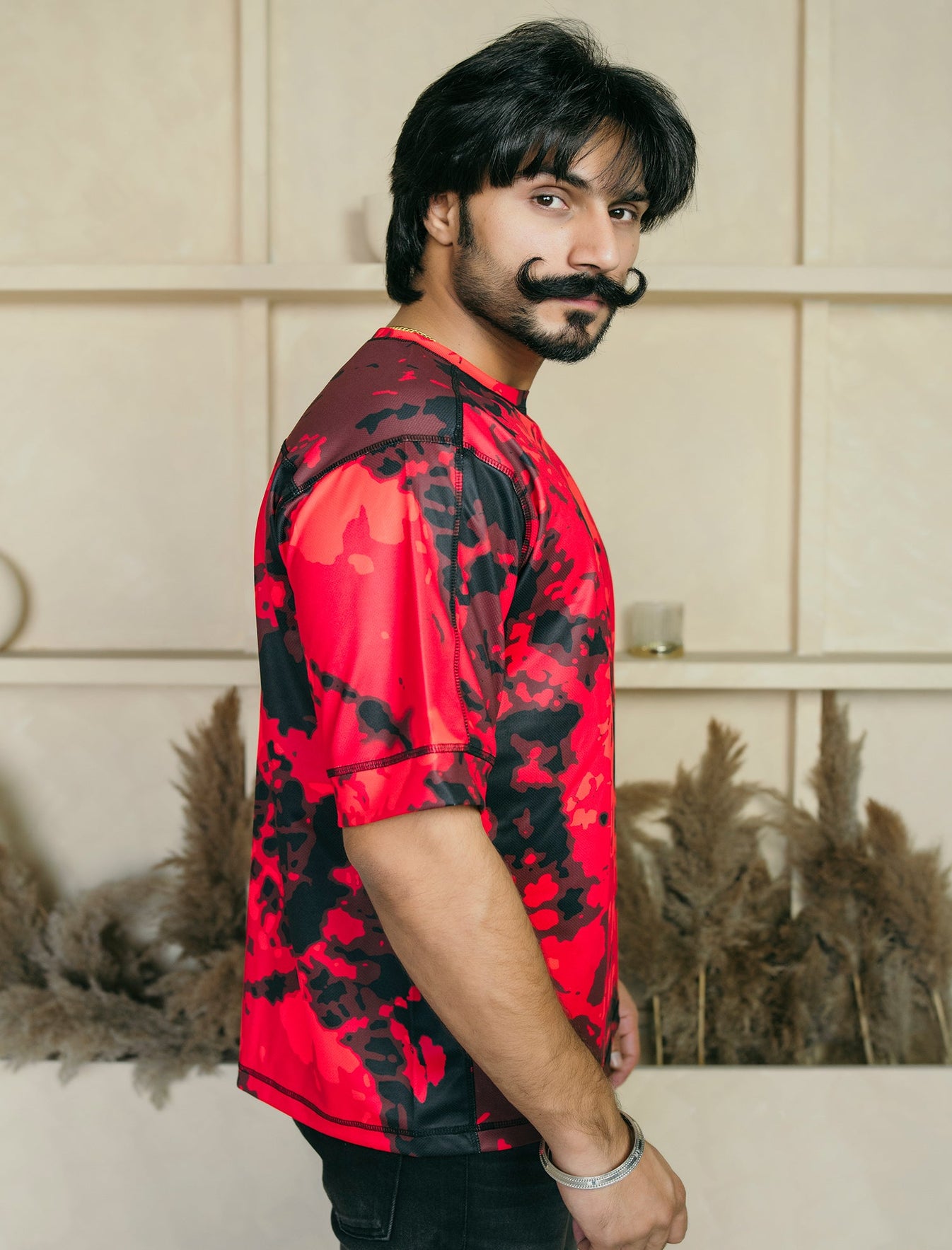 Red & Black Camo Cool-n-Dry-Fit Jersey